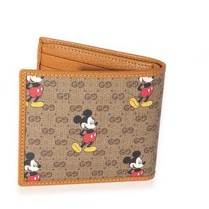 Gucci | Bags | Gucci X Disney Vintage Gg Supreme Mickey Mouse Bifold ...